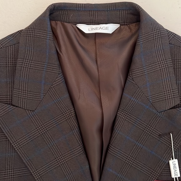 Lineage | Suits & Blazers | Lineage Dark Taupe Suit Slim Fit Jacket 4 R ...